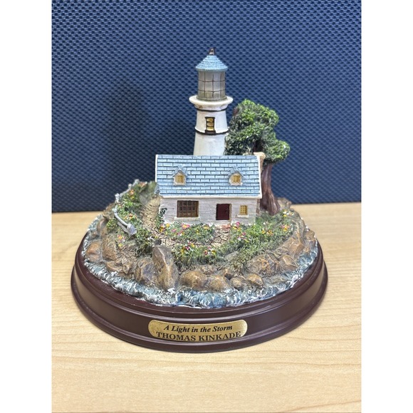 Thomas Kinkade | Holiday | Thomas Kinkade A Light In The Storm 999 ...